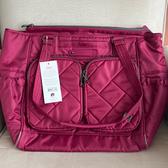 lug | Bags | Nwt Lug Trotter Tote Bag In Raspberry | Poshmark